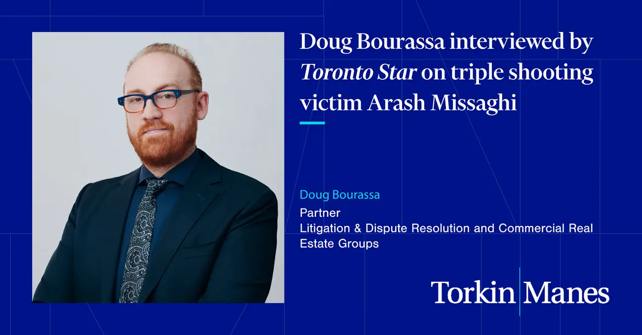 Doug Bourassa interviewed by Toronto Star on triple shooting victim ...