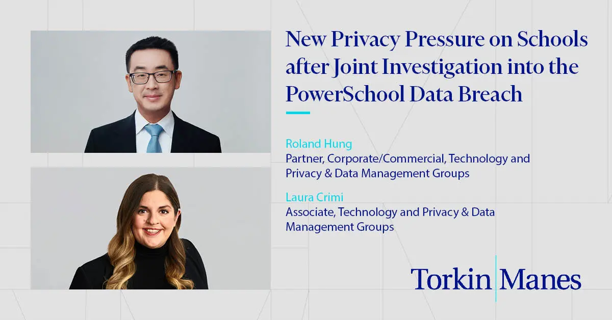 New Privacy Pressure on Schools after Joint Investigation into the ...