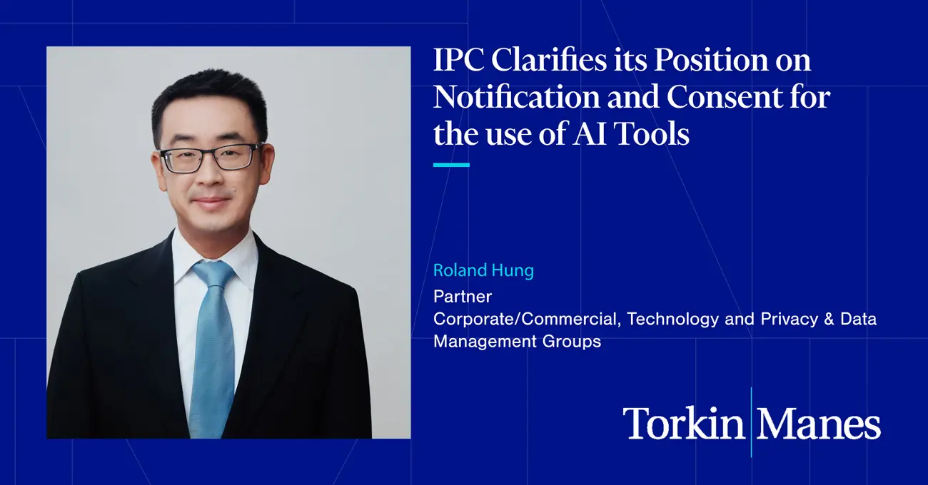 IPC Clarifies its Position on Notification and Consent for the use of ...