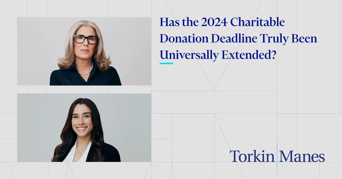 Has the 2024 Charitable Donation Deadline Truly Been Universally Extended?
